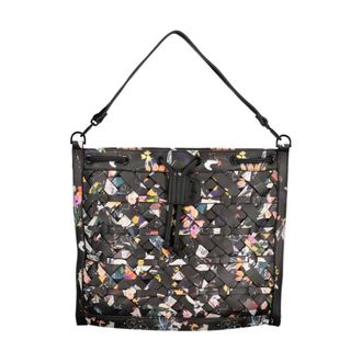 Desigual Gewebter Rucksack mit Blumenprint - - Bags - Damen - Schwarzk - ONE SIZE