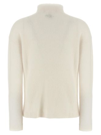 Max Mara Womens White Cashmere Cardigan Clothing