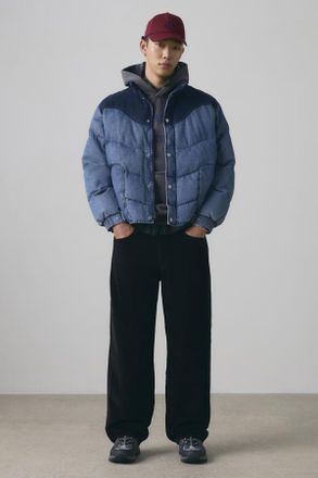 Levi's Kurze Wild West Pufferjacke - Herren - Blau / Blau