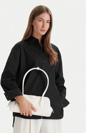 Calvin Klein Handtasche Emblem Trio Shoulder Bag LV04F3369G Wei&szlig;