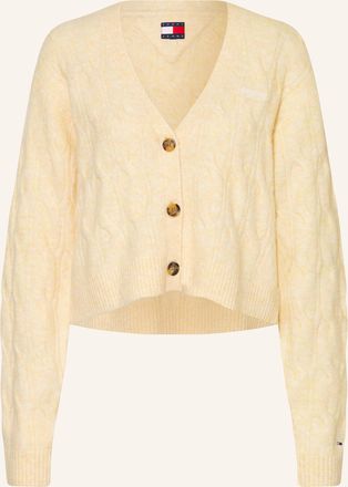 Tommy Jeans Strickjacke gelb