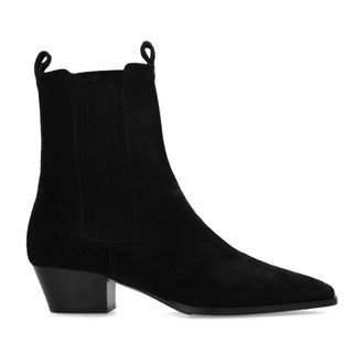 Aeyde Botteszechoslovakia &agrave; talon Agata - Femme - Chaussures - Noir - Taille: 37 EU