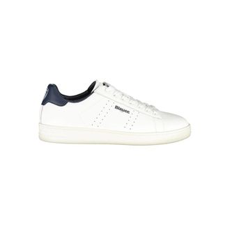 Blauer Leather Sneaker - - Shoes - Herren - Wei&szlig; - 46 EU