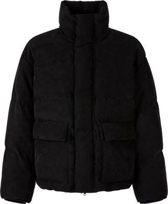 STUDIO TOMBOY high-neck padded jacket - Noir