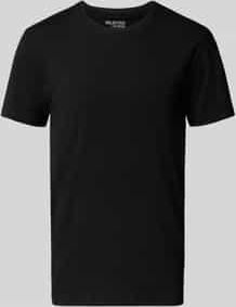 Selected Regular Fit T-Shirt aus Baumwoll-Mix