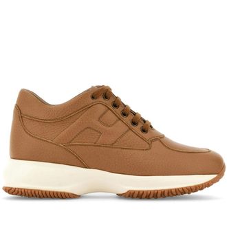 Hogan Femme, Chaussures, Brun, Taille: 35 1/2 EU Interactive Baskets