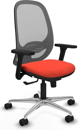 Piqueras y Crespo Cylinanco B&uuml;rostuhl mit 3D-Armlehnen, h&ouml;henverstellbare Lendenwirbelst&uuml;tze, ausgestattet mit 3 Positionen und Schneidschaum, mit Rollen von 65 mm, Nyl