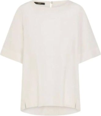 Seventy Femme, Tops, Beige, Taille: 34 FR T-shirt ras du cou