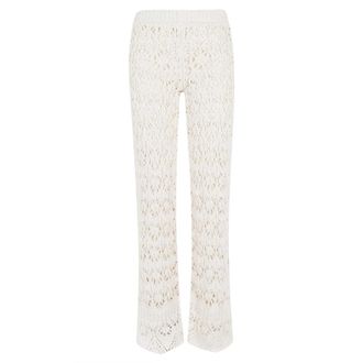 Alanui Lagoon Romance Pants - - Trousers - Damen - Wei&szlig; - XS