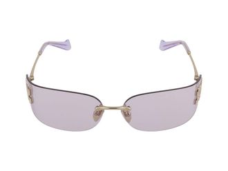 Miu Miu 0MU Rimless Metal Sunglasses - Lavender