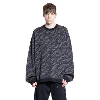 MASTERMIND WORLD All Over Diagonal Logo Sweatshirt