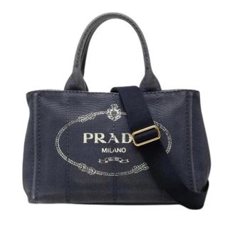 Prada Pre-owned Canvas Satchel - Femme - Pre-owned - Bleu - Taille: ONE Size