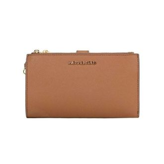 Michael Kors Femme, Accessoires, Brun, Taille: ONE Size Portefeuille Jet Set Travel Double Zip