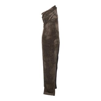 Rick Owens Braunes Pfeilspitzenkleid Kleid - - Dresses - Damen - Braun - S