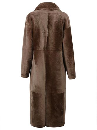 Furling Velvet Coat - Taupe