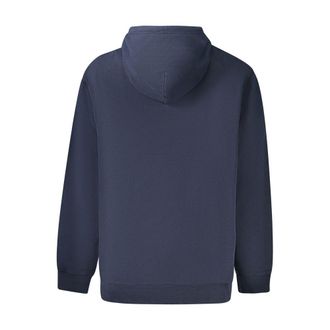 Tommy Hilfiger Logo-Embroidered Cotton Hoodie - Navy