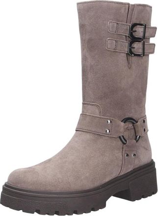 Gabor Trendige Veloursleder Stiefelette - - Shoes - Damen - Grau - 37 1/2 EU
