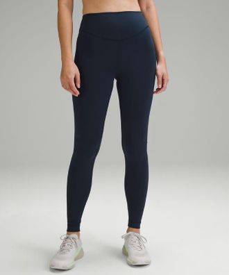 lululemon Wunder Under Leggings aus mit hohem Bund für Frauen - 71 cm - Größe 10 in True Navy