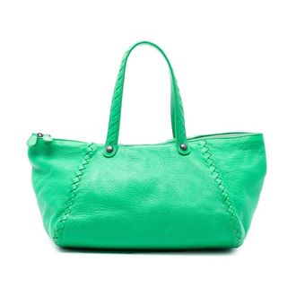 Bottega Veneta Pre-owned Leder-Tragetasche - - Pre-owned - Damen - Gr&uuml;n - ONE SIZE