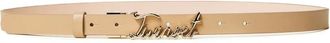 Twin-Set ceinture &agrave; logo - Tons neutres