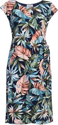 Gina Bacconi Floral Print Dress Robe de Cocktail, Multicolore, 38 Femme