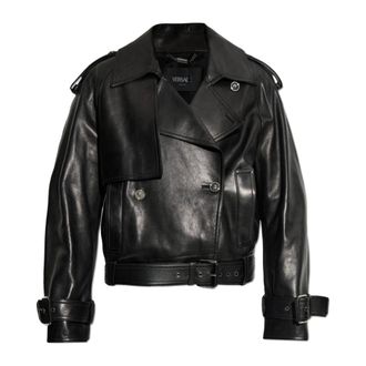 Versace Damen, Jacken, Schwarzk, 2XSGröße