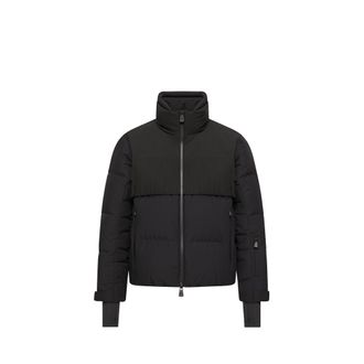 Moncler Moncler Bessin Fringed Insulated Ski Jacket, Women, Black, Size: 00