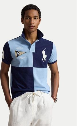 Polo Ralph Lauren Poloshirt 710B21927001 Dunkelblau Custom Slim Fit