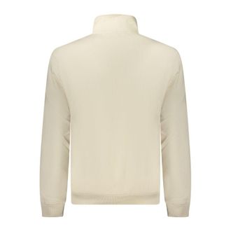 Napapijri Brushed Cotton Half-Zip Sweatshirt - Beige