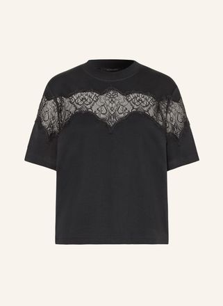 AllSaints Allsaints T-Shirt Lisa Mit Spitze schwarz