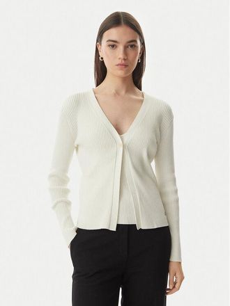 Calvin Klein Strickjacke LV044G303G Creme Regular Fit