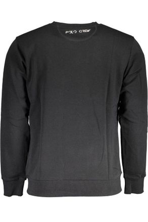 La Martina Sweatshirt Herren Pullover Schwarz - Langarm, Rundhals &