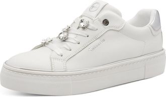 Tamaris Damen Sneaker Low, wei&szlig;, 41 EU