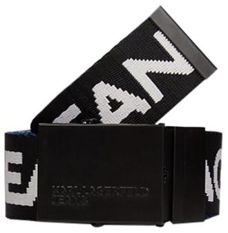 Karl Lagerfeld Karl Lagerfeld Jeans, Homme, Ceinture En Sangle R&eacute;versible, Bleu, One size