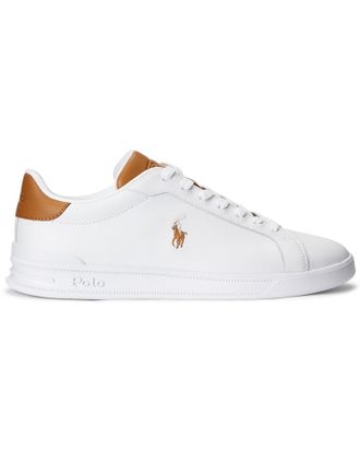 Ralph Lauren Leder-Sneaker Masters Court mit farbigen Akzenten in