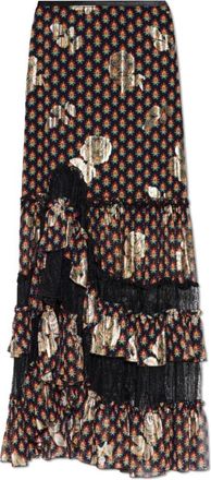 Etro Femme, Jupes, Noir, Taille: 38 FR Jupe Asym&eacute;trique Avec Fil Lurex