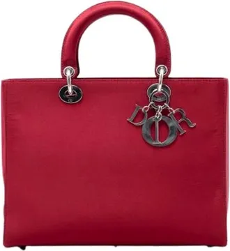 Dior Pre-owned Lady Dior - Femme - Pre-owned - Rouge - Taille: ONE Size