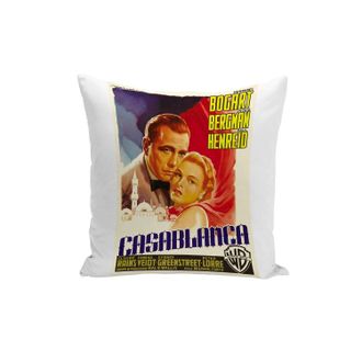 Fabulous Kissenbezug Alte Italienische Filmplakat Casablanca Retro Vintage Film Cinema1 40x40cm