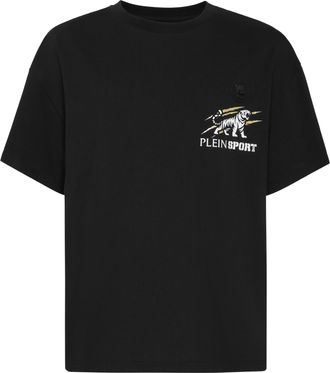 Plein Sport T-Shirt Rundhalsausschnitt Ss Tiger