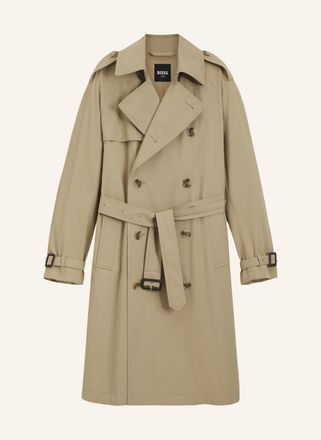 HUGO BOSS Trenchcoat H-Jaredtrenchb1_263F Regular Fit gruen