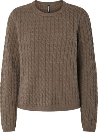 Pieces Pcfia Ls Cable Knit Noos Bc