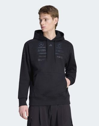 adidas adidas Performance - Mercedes AMG Petronas Formula 1 Team Night Driver - Sweat &agrave; capuche - Noir