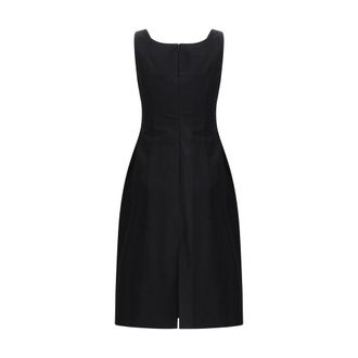 Magda Butrym Womens Black Cotton Casual Dress