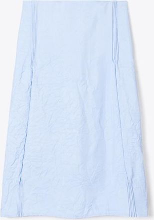Tory Burch Damen Crinkled Viscose Skirt