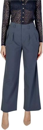 Calvin Klein Jeans Femme, Pantalons, Gris, Taille: W27 Pantalon Palace en m&eacute;lange de polyester gris