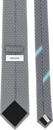 Ferragamo Chicca Necktie - Gray