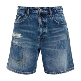 Dsquared2 Femme, Shorts, Bleu, Taille: 42 FR Shorts