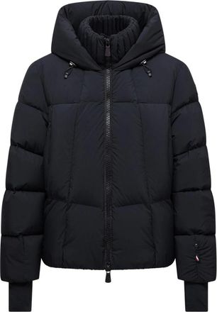 Moncler Femme, Vestes, Noir, Taille: 38 FR Bonnieure Veste de ski à capuche en duvet