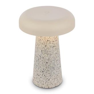 Briloner LED Tischlampe kabellos IP44 mit Touch, dimmbar, warmwei&szlig;, Akku Tischleuchte, Nachttischlampe, Leselampe, LED Lampe, Outdoor, Touchlampe, Tischlampe A