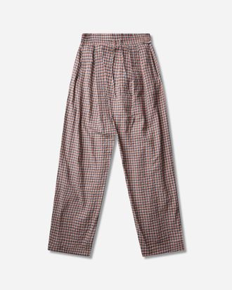 Dries Van Noten Men s Draped Cotton Pants Red